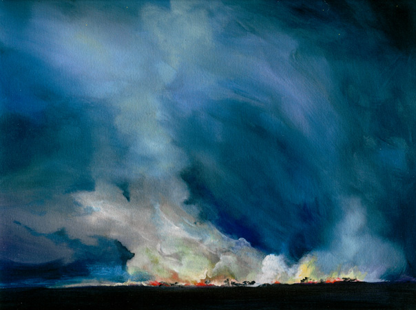 Myfanwy Bekker Artist | Bushveld Fire